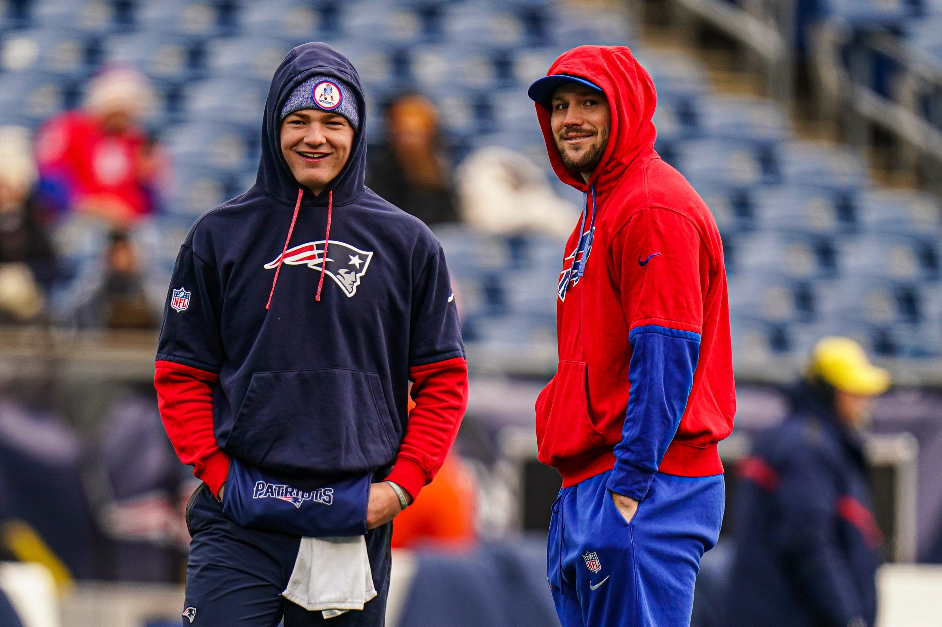 Drake Maye reflects on his friendship with Josh Allen ahead of Week 5 ...