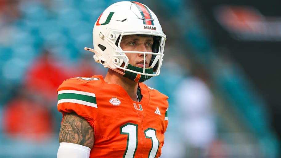 Miami QB Carson Beck comments on Hanna Cavinder breakup for first time ...