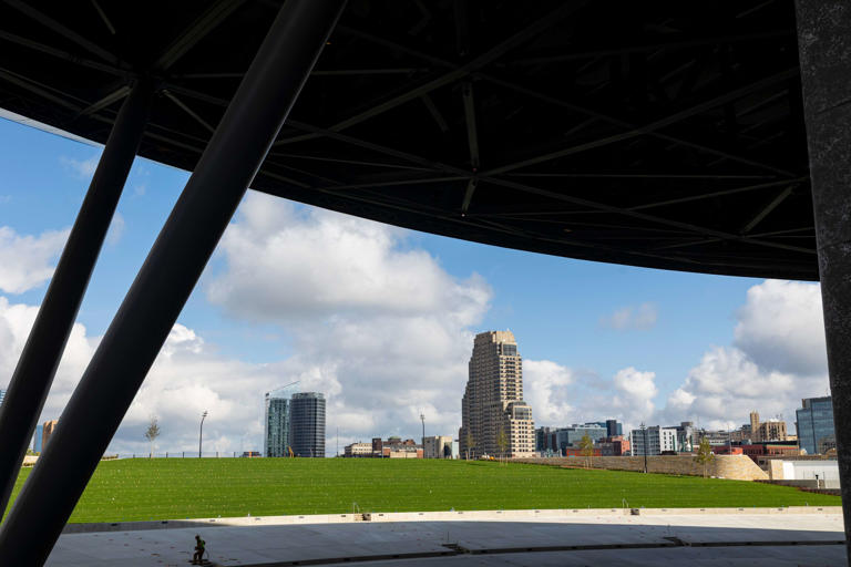 See inside Grand Rapids’ new amphitheater as construction hits major ...