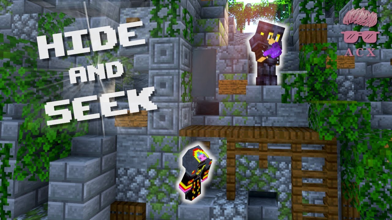 Minecraft: Hide and Seek in a Giant Castle Ruin