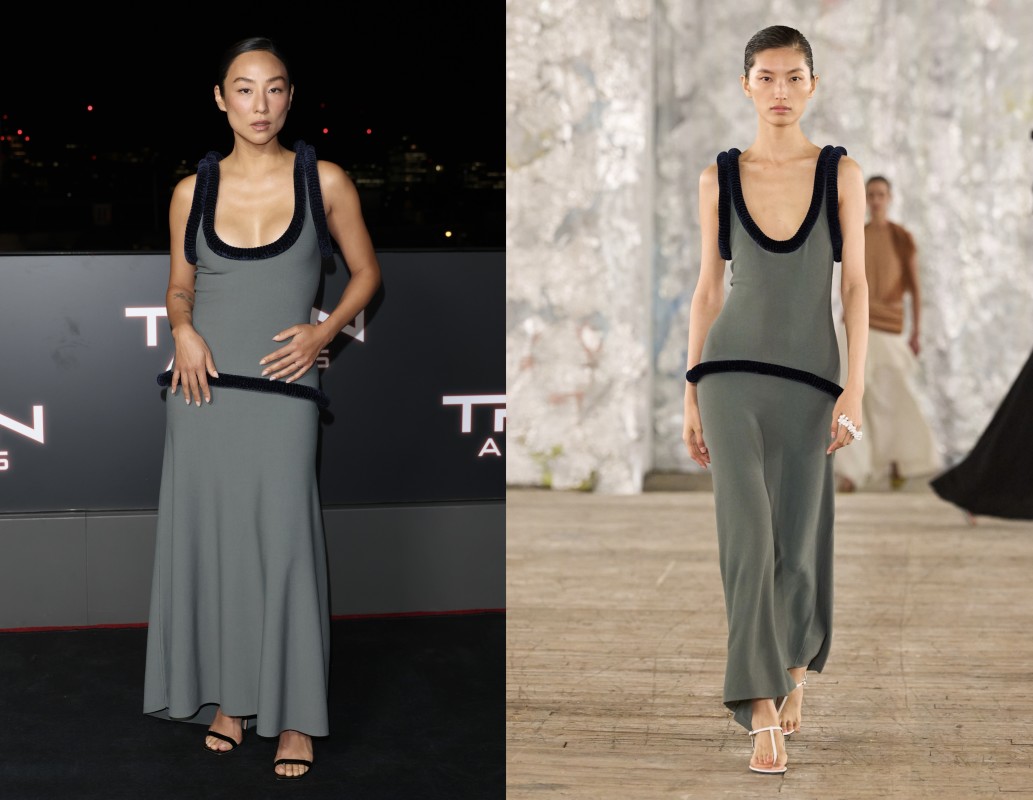 Greta Lee Nails Subtle Method Dressing in Fresh-Off-the-Runway Diotima