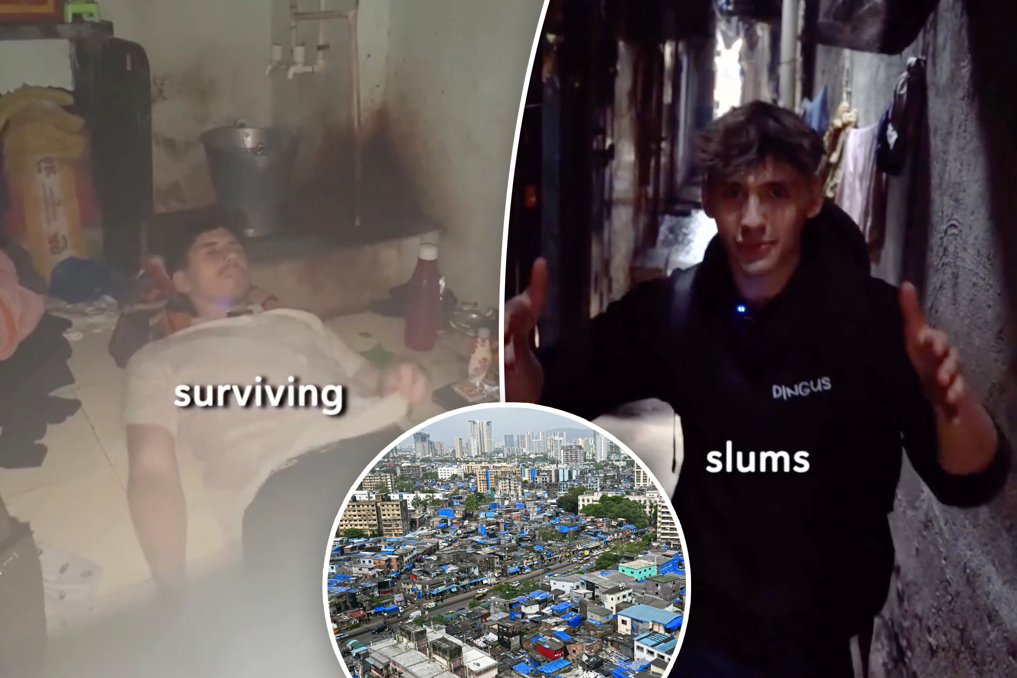 Clueless influencer condemned for poverty tourism after filming himself ...