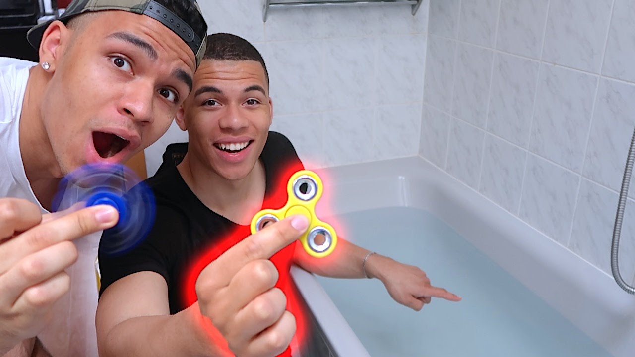 1000 km/h fidget spinner (schwimmt es auf wasser?) | Kelvin und Marvin
