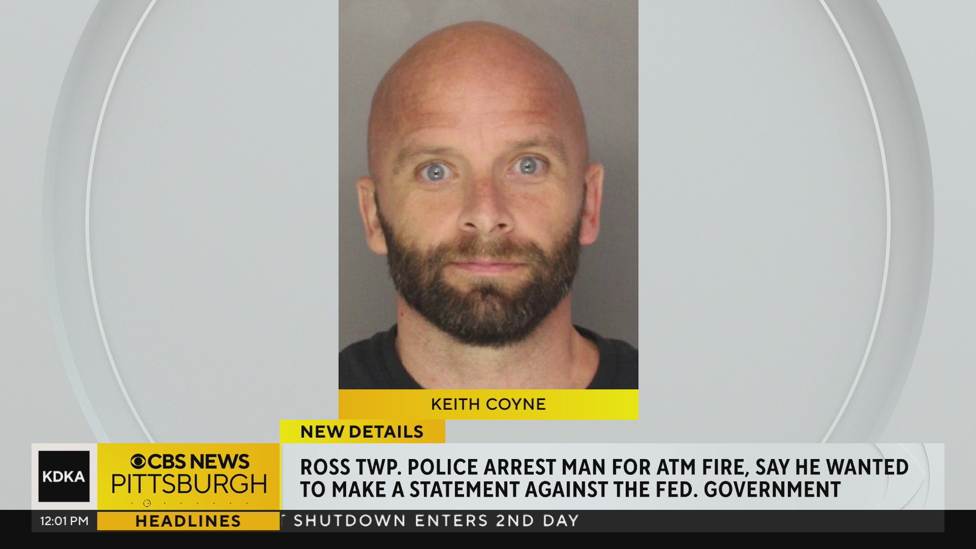 Suspect admits to setting fire to Ross Township ATM