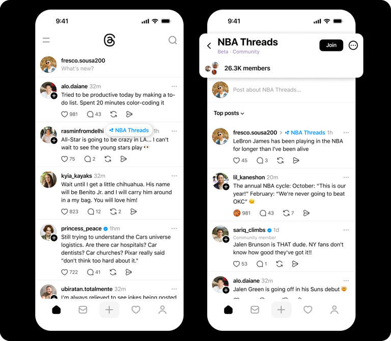 Threads adds communities to put your interests front and center