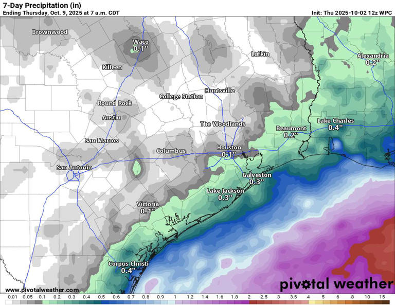 Possible Gulf disturbance could affect Houston weather next week
