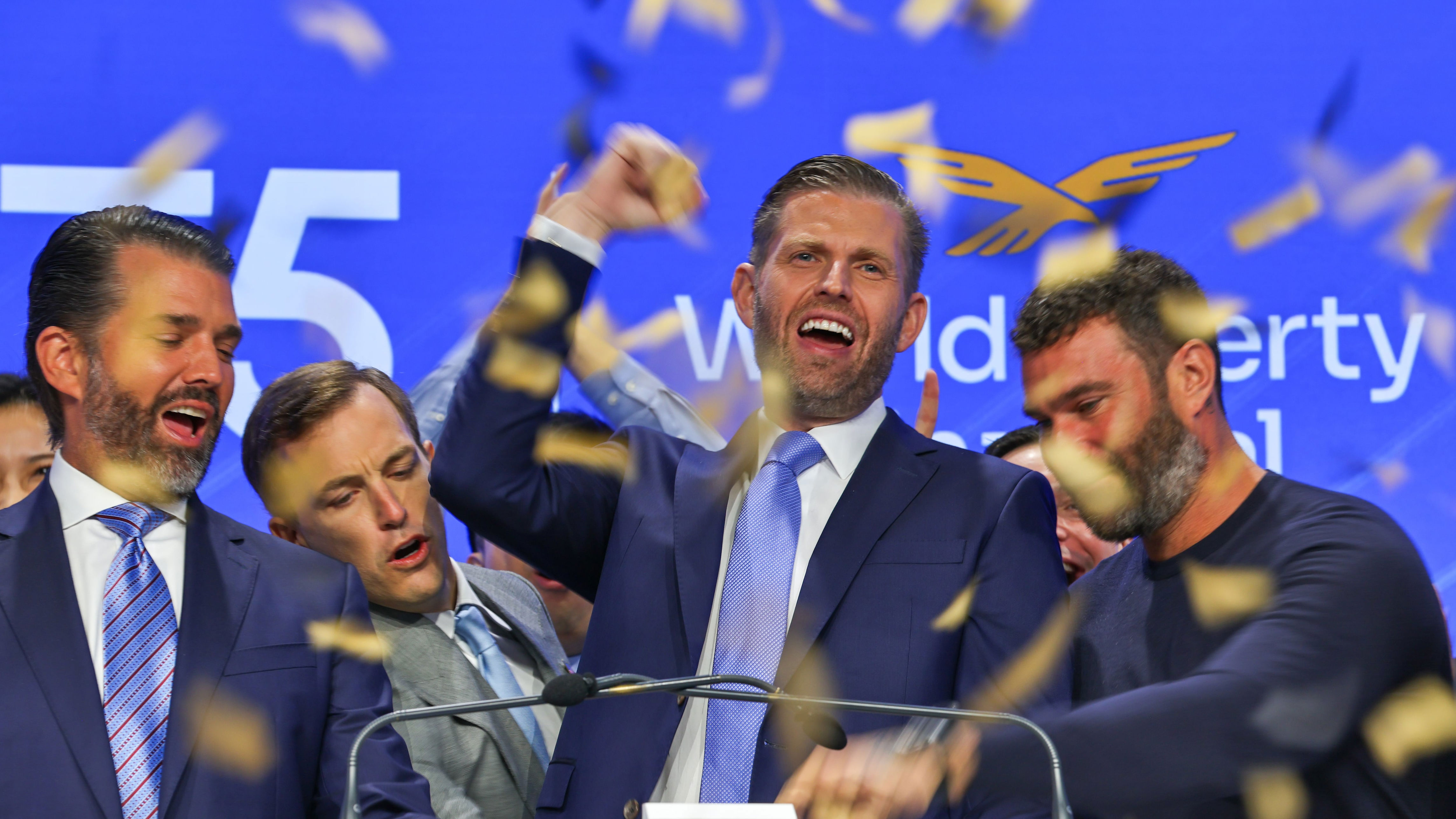 Donald Trump Jr. Cornered on His Family’s Crypto Cash Grab