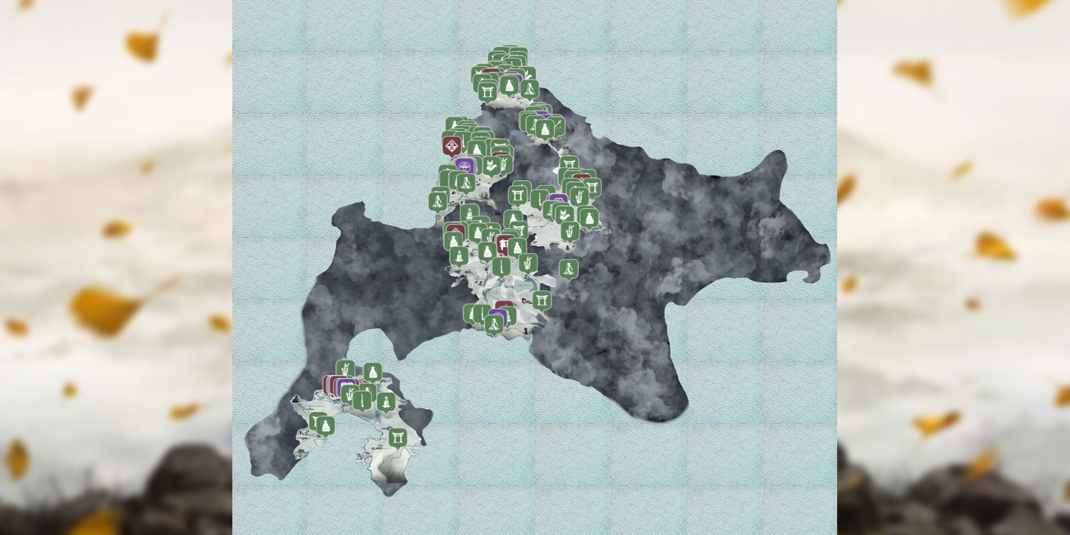 Ghost Of Yotei - Interactive Map (Ezo)
