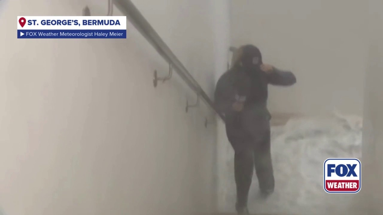 FOX Weather's Haley Meier reports from Bermuda through Hurricane Imelda