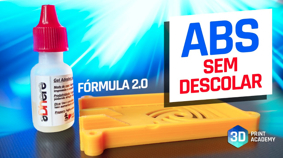 [Nova Fórmula] Impressão 3D Com ABS, PETG, PLA Sem Warp Adhere 2.0