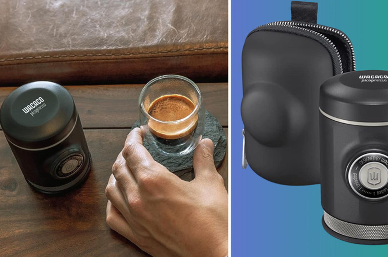 This Tiny Espresso Maker Fits In The Palm Of My Hand, And It's Incredible