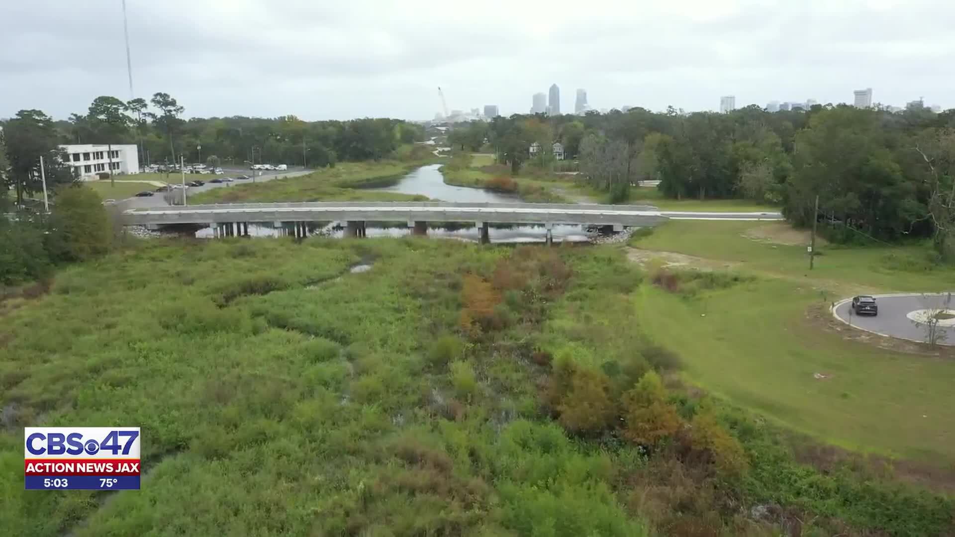 McCoys Creek now visibly reconnected to the St. Johns River after multi-year project
