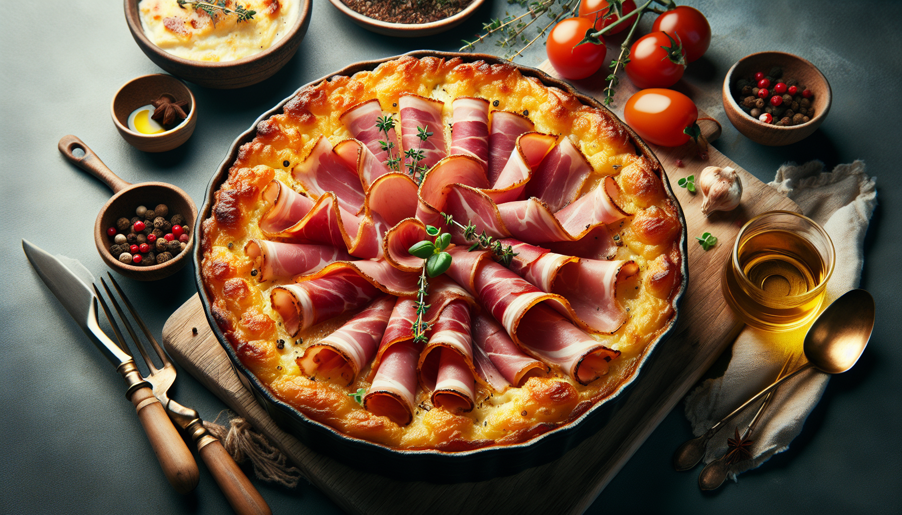 Des recettes diversifiées avec du jambon