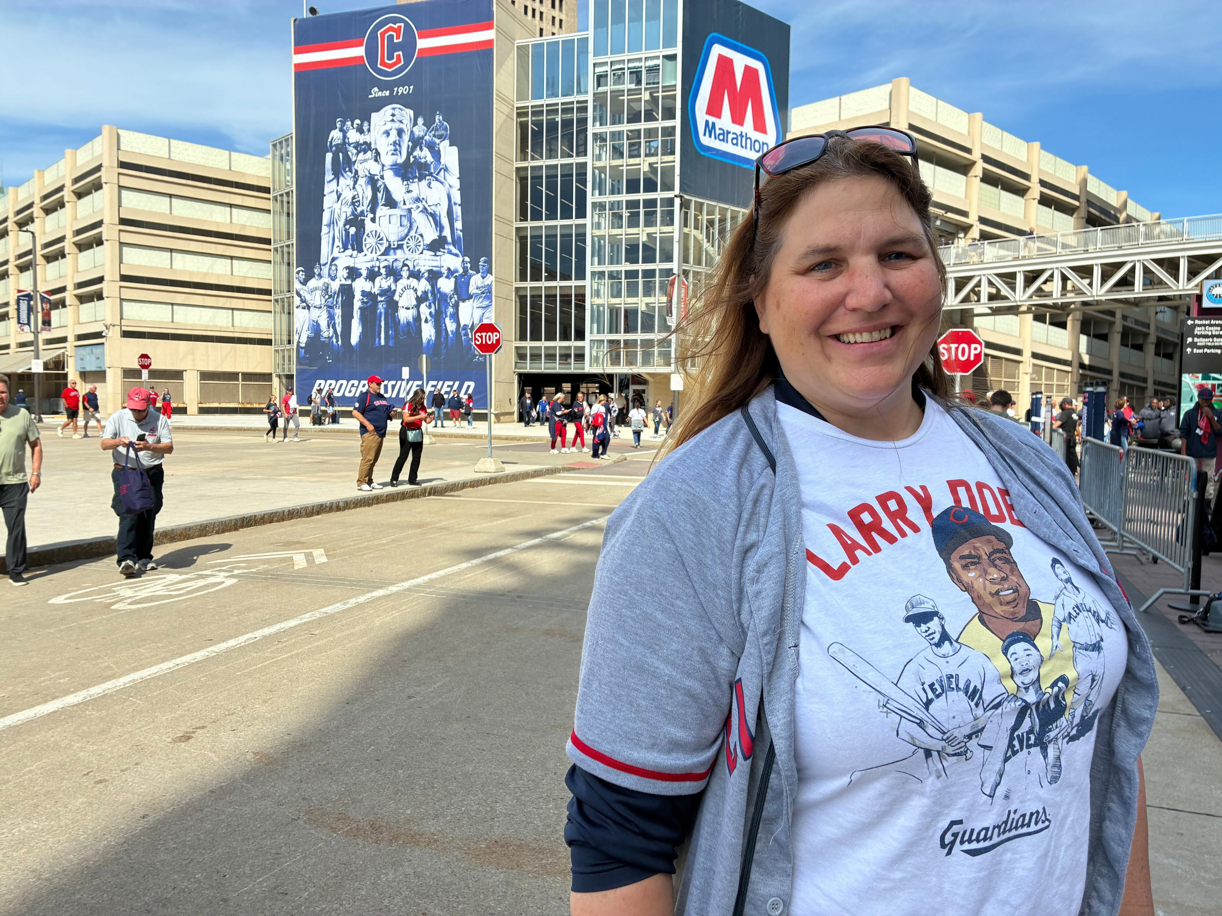 Happy Dog owner, Parma mayor, Doby hat tip, more: Guardians Game 3 ...