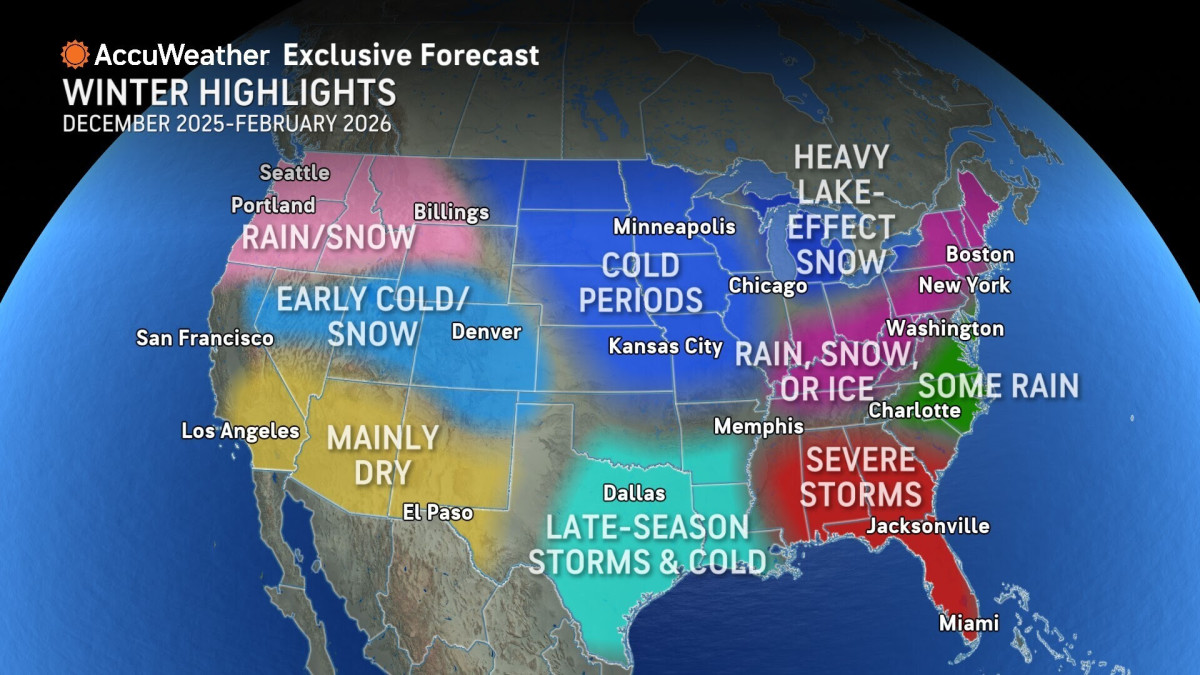 "Intense and Stormy Winter" Projected Across Parts Of the United States