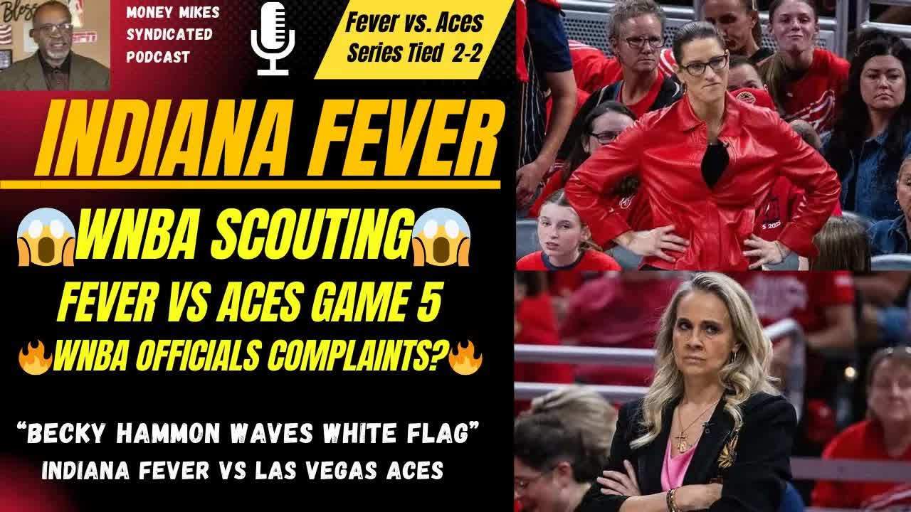 Caitlin Clark & Stephanie White WNBA Scouting Fever vs Aces | Cheryl ...