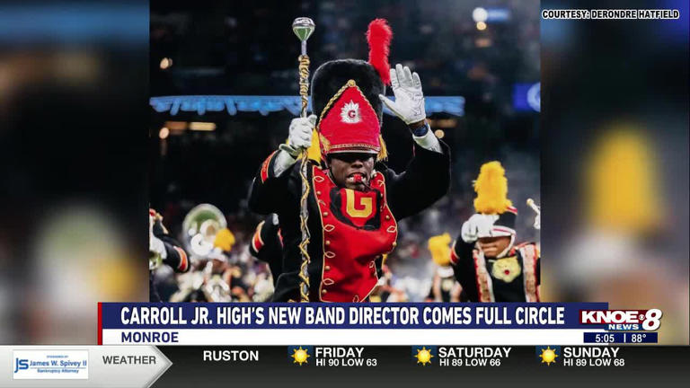 From student to band director: Carroll Junior High alum returns to lead ...