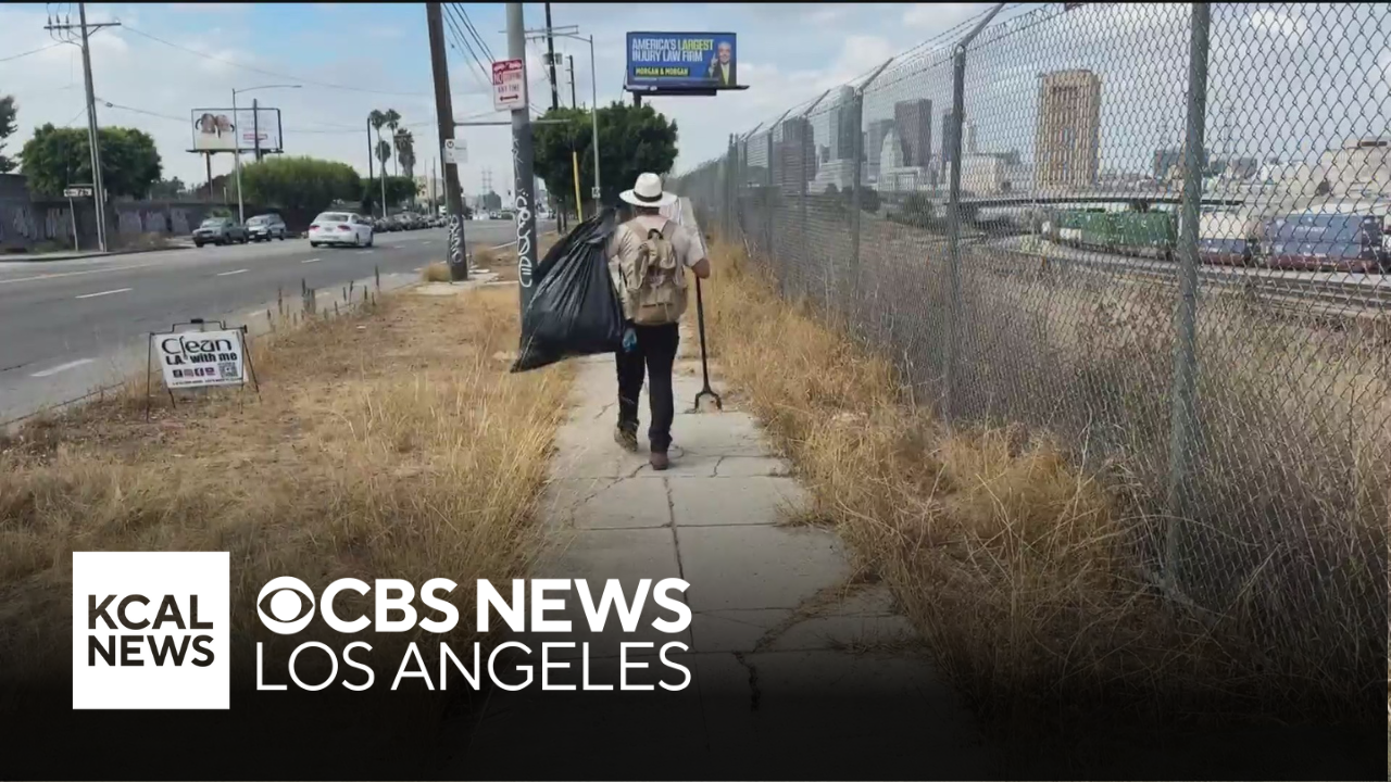 LA man makes it his mission to clean up the city's dirtiest streets