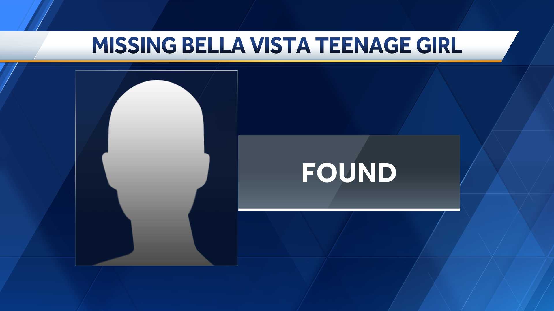 Bella Vista missing teenage girl found safe in Destin, Florida