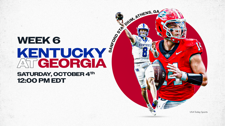 What channel is Kentucky vs Georgia on today? Time, TV schedule to ...