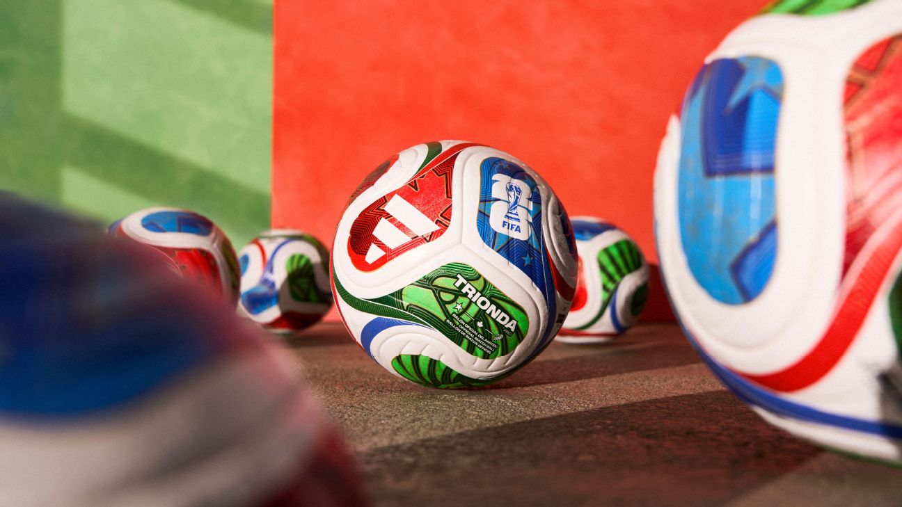 Evolution of the World Cup ball as 2026's Trionda is unveiled