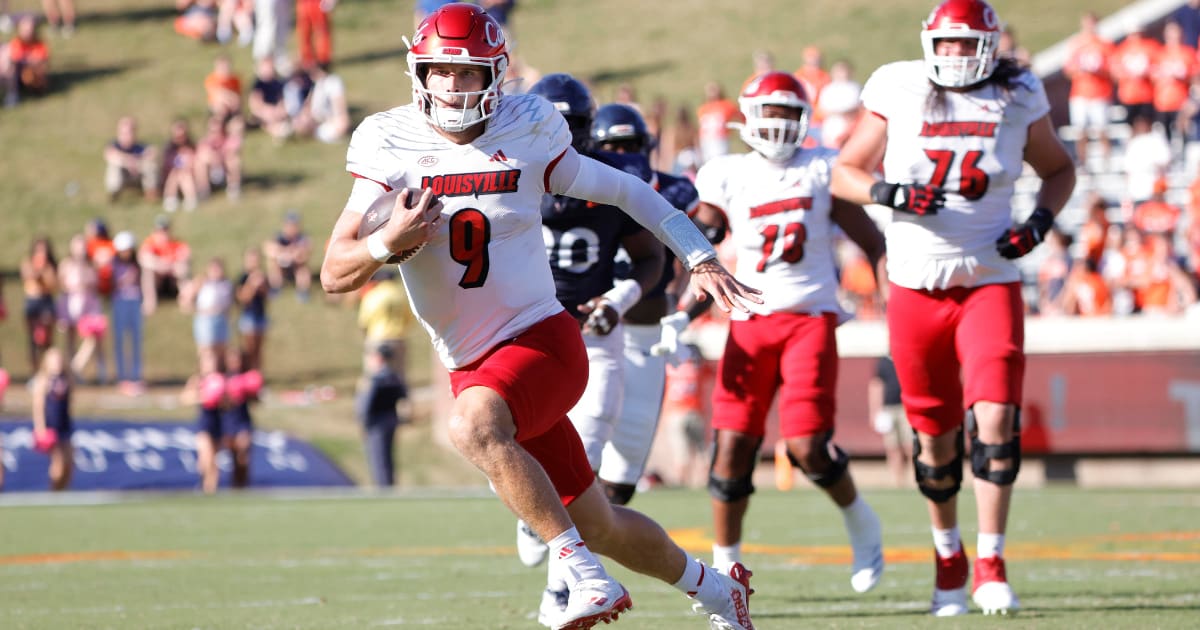 Player availability report: Louisville, No. 24 Virginia