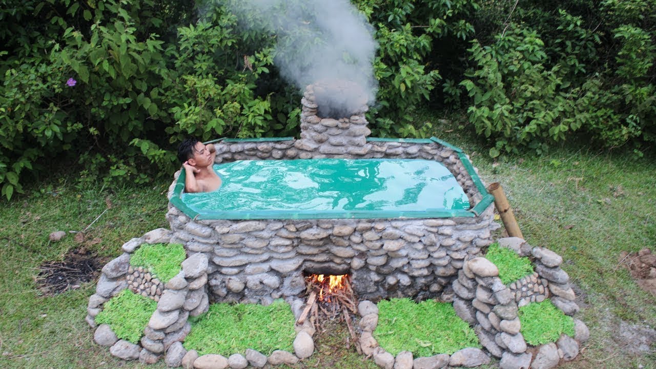 Unbelievable! Build heated swimming pool for the winter