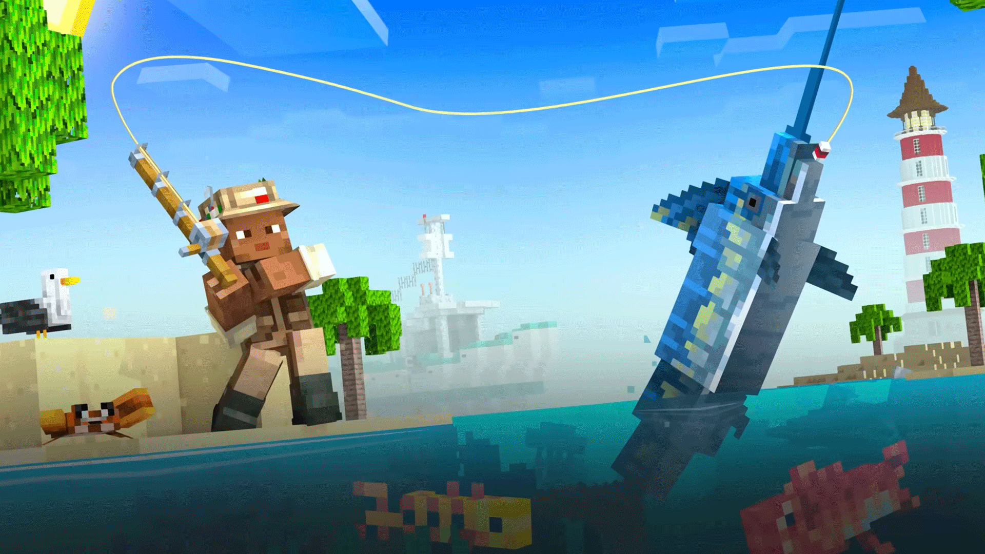 Minecraft - Official Friendly Fishing Add-On Reveal Trailer