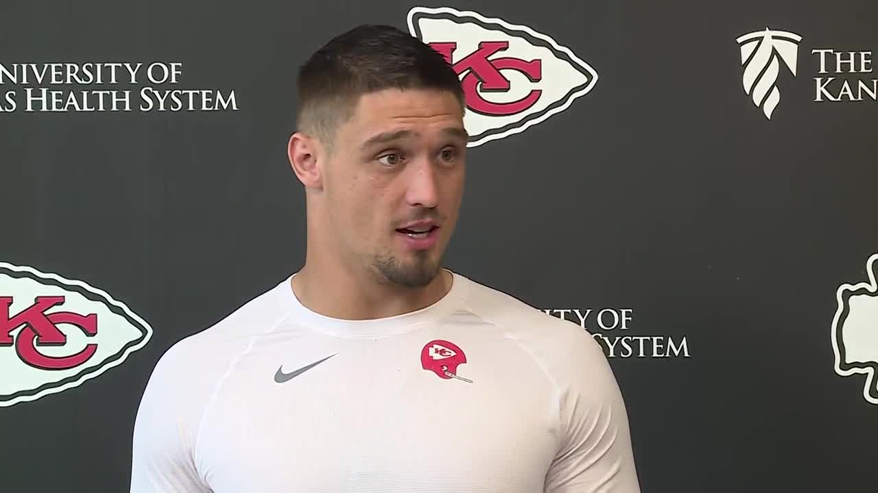 Chiefs’ Leo Chenal talks about highlight interception during 37-20 win ...