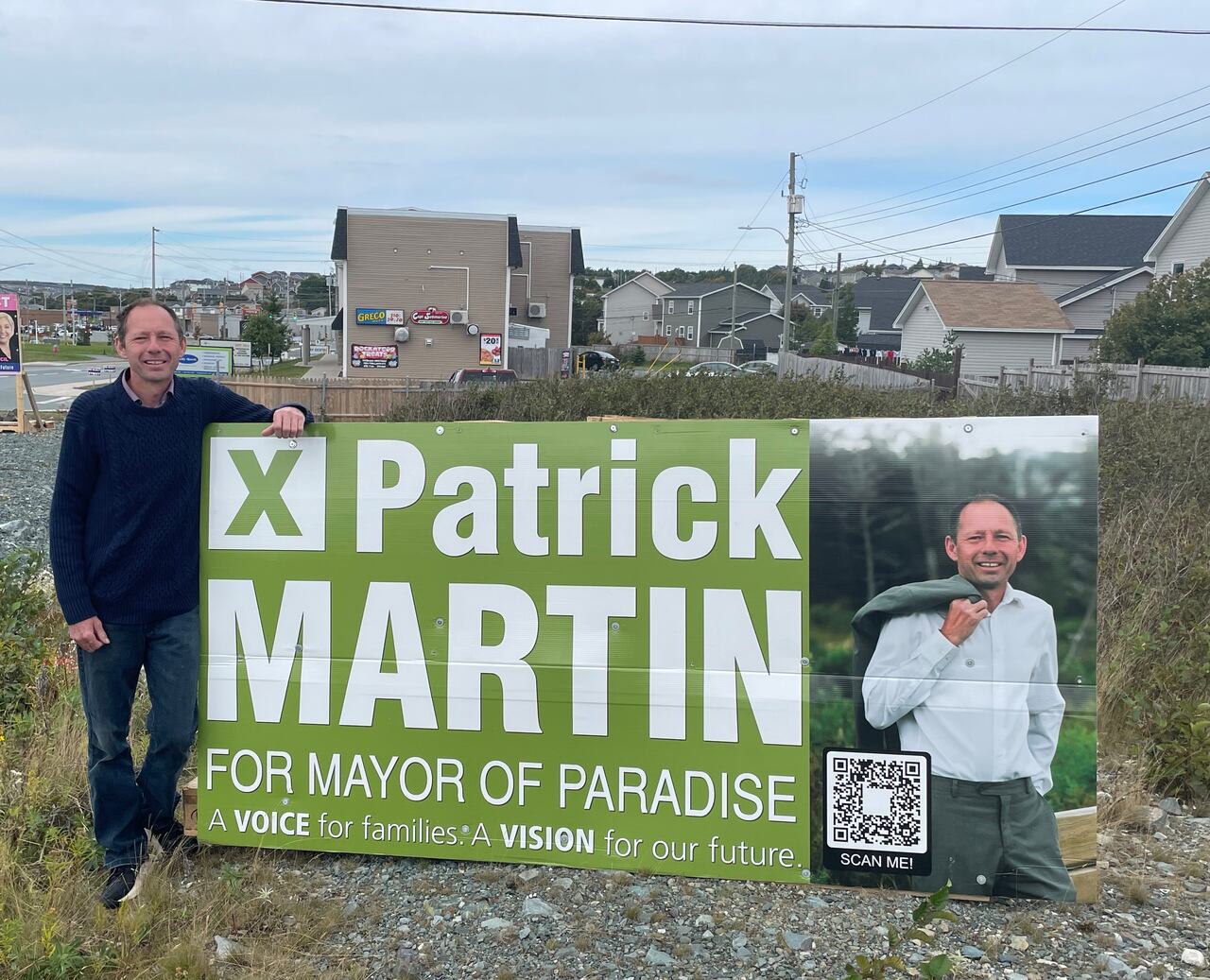 Paradise, N.L. has a new mayor and he's promising to tackle traffic woes