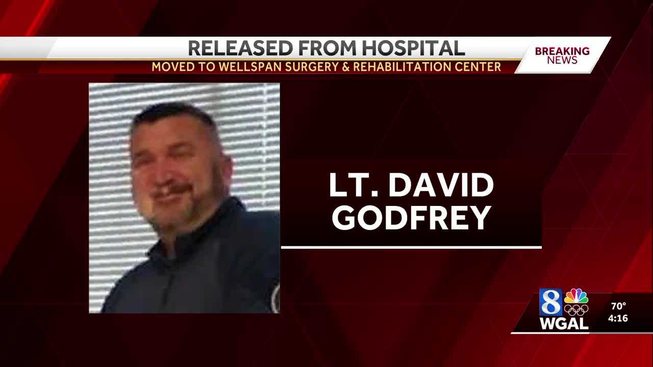 Lt. David Godfrey, the final officer hospitalized after last month's ...