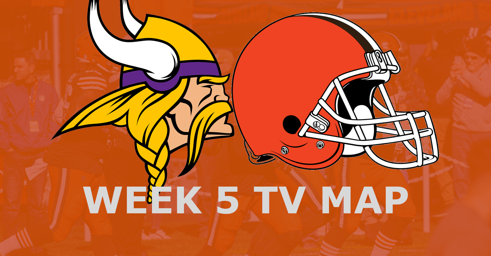 Cleveland Browns vs. Minnesota Vikings: Week 5 TV Map