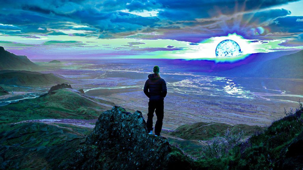 What would Earth look like under a blue sun?