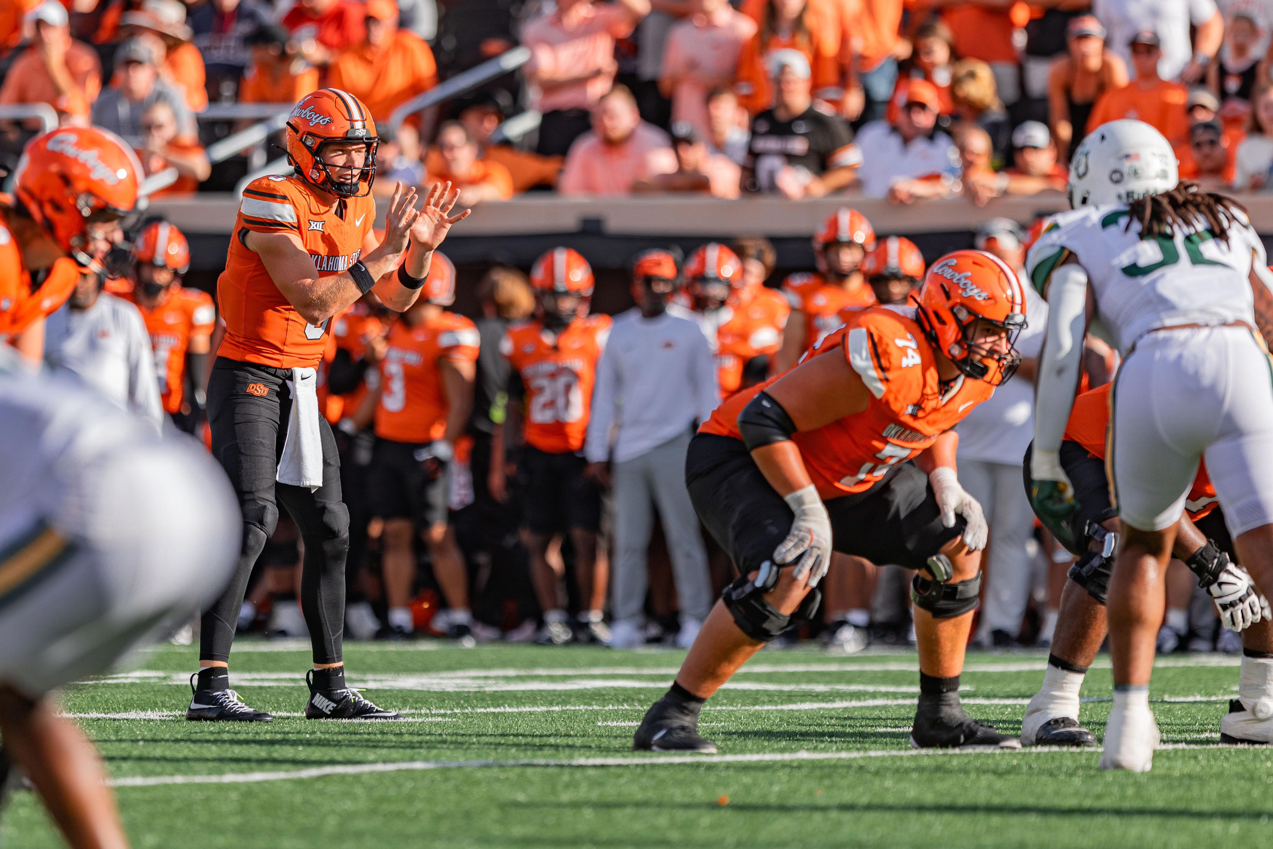 How a fluke injury opened door for Oklahoma State football OL Grant Seagren