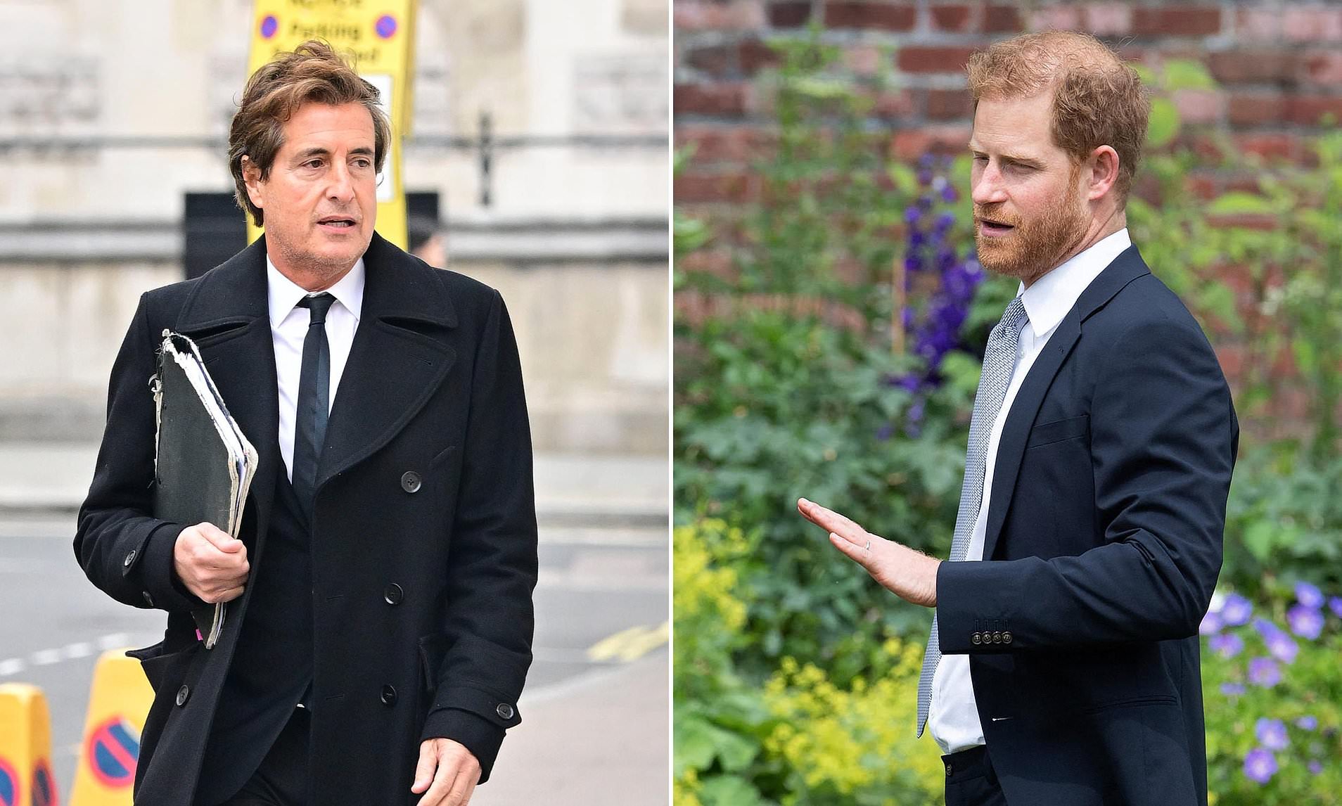 Harry seems to blame his own lawyer for William being 'dragged' into ...