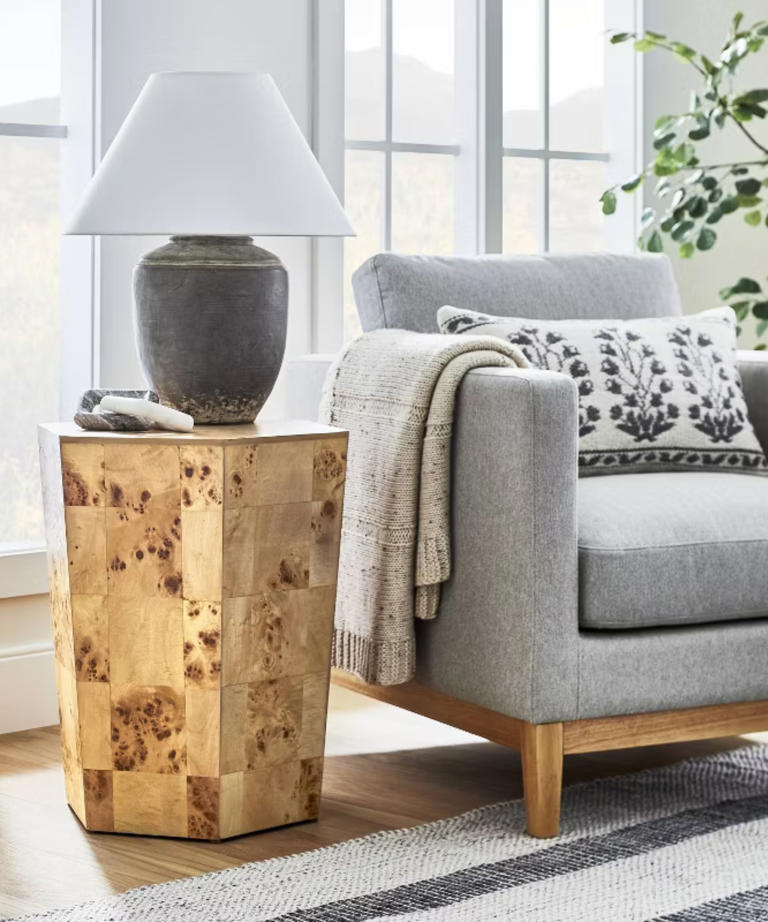 I was ready to drop over $500 on a burl wood table – but then I spotted ...