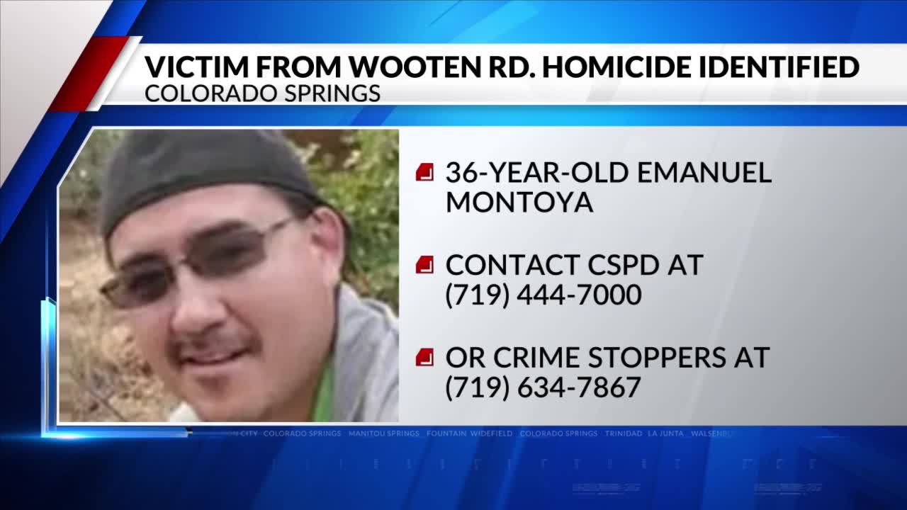 CSPD: Victim from Wooten Road homicide identified