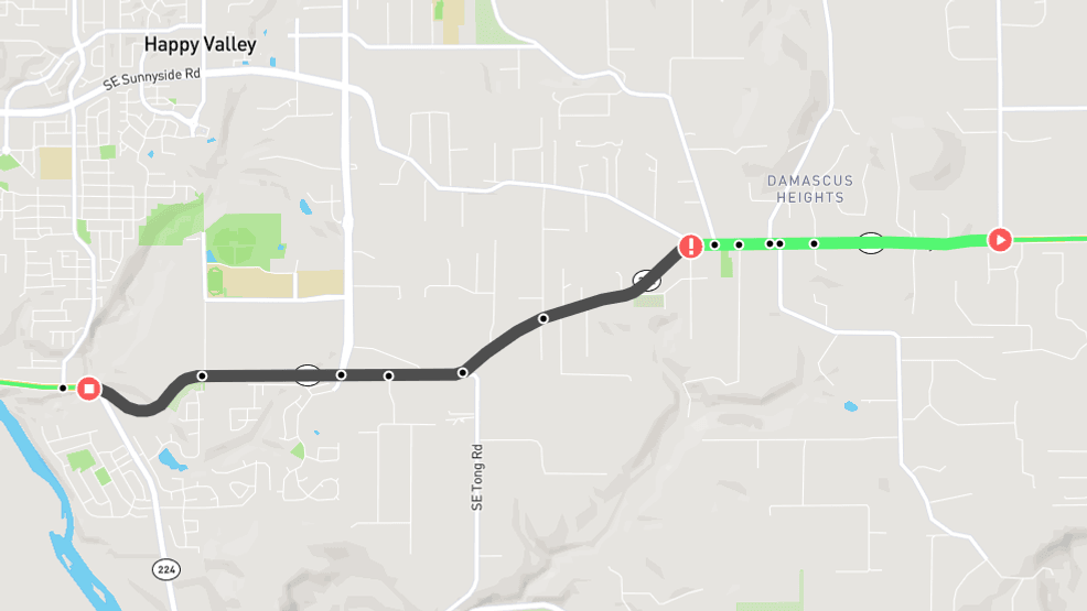 OR 212 reopened after car crash closes Highway 212 for 30 minutes near ...