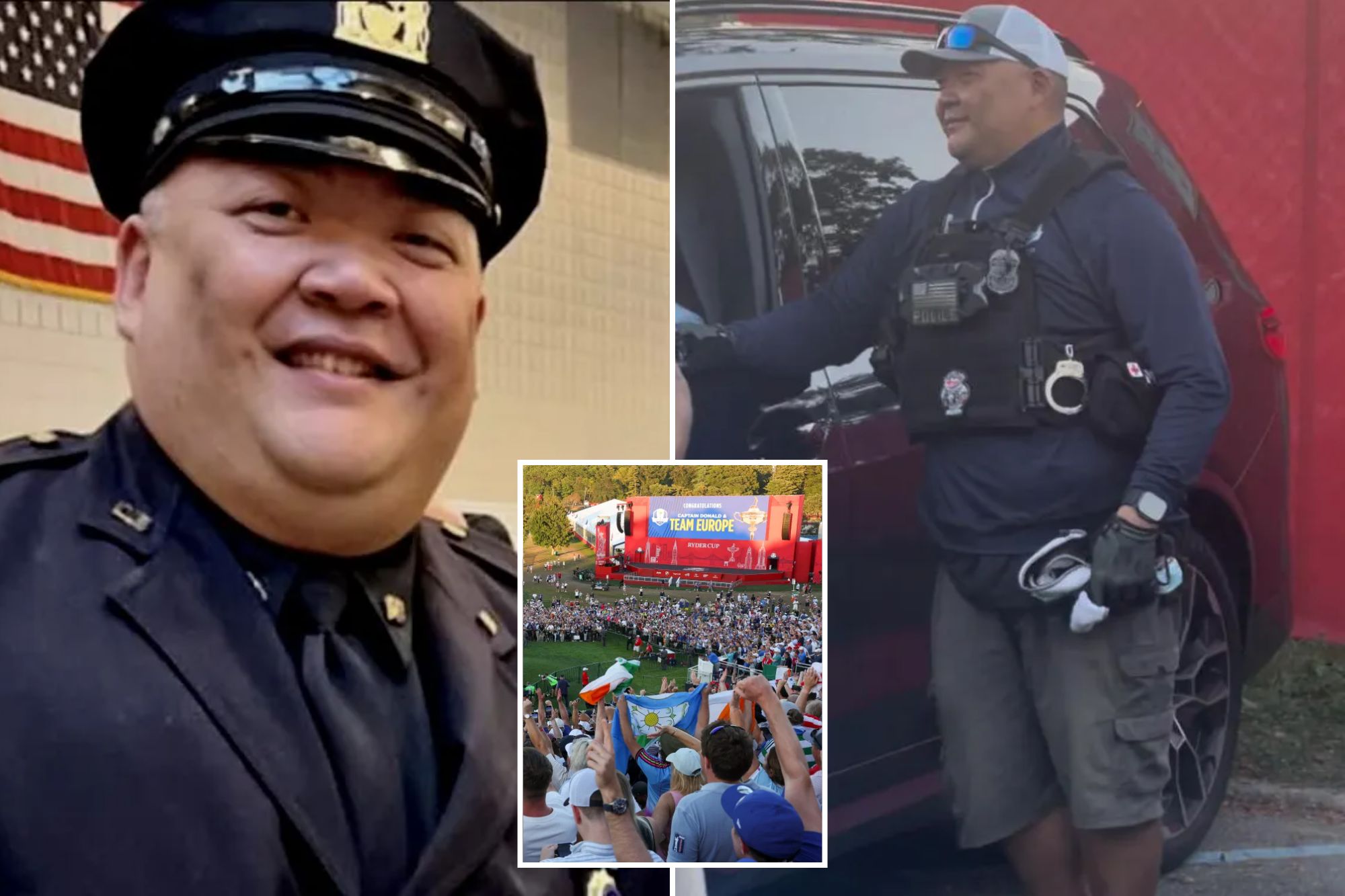 NYPD cop on sick leave snuck into Ryder Cup in full tactical gear ...