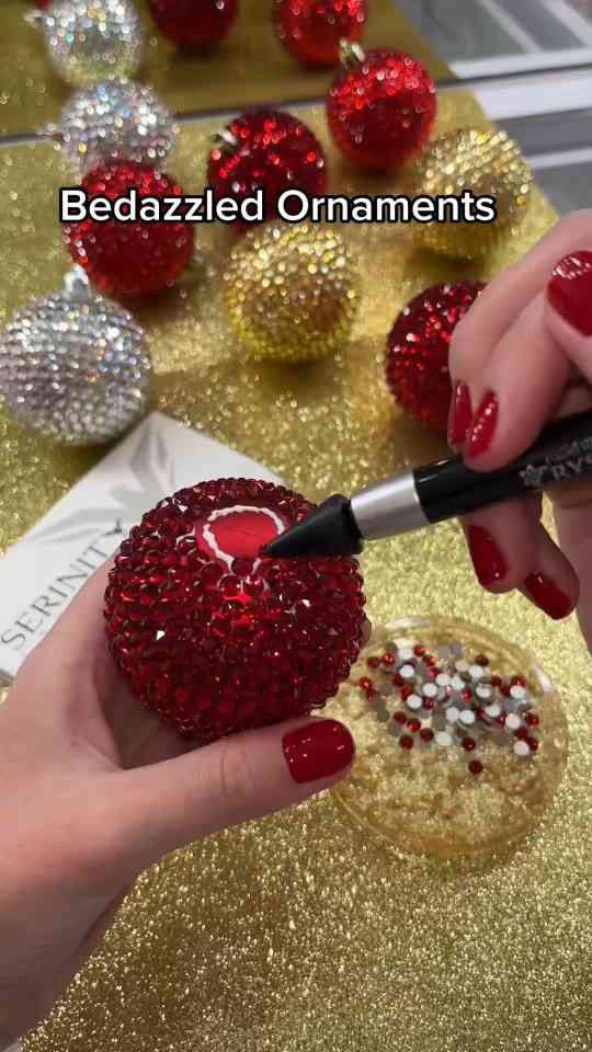 Bling Crystal Ornaments for Gifts | Satisfying DIY Decoration