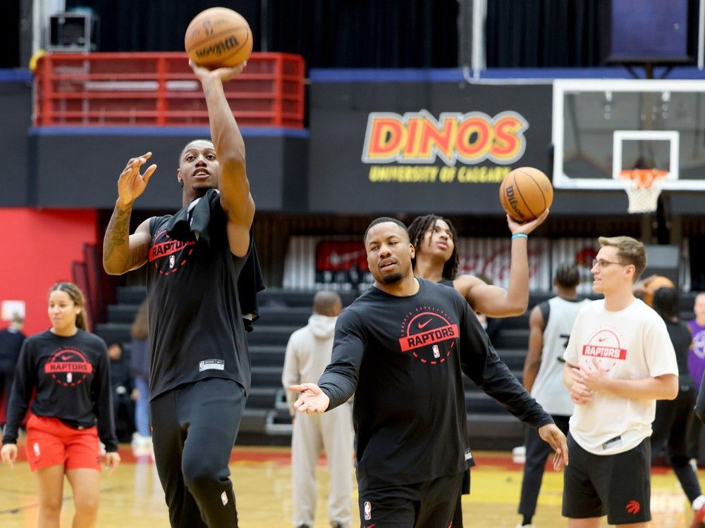 'Means a lot to be here': Raptors hold camp at University of Calgary ...