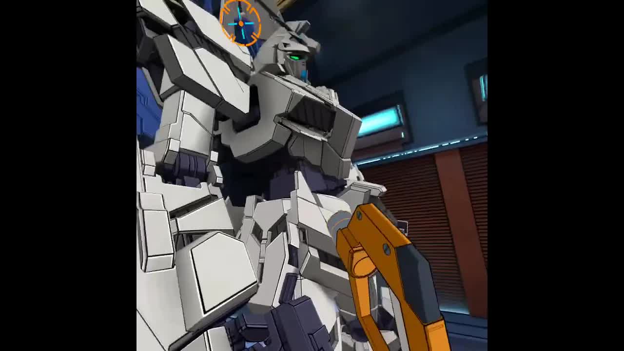 Gundam Silver Phantom VR MR gallery mode