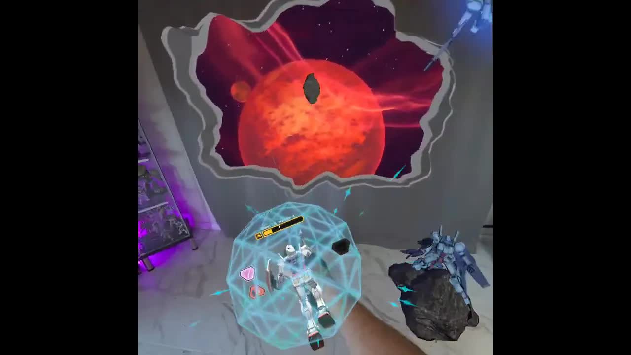 Gundam Silver Phantom VR MR Battle Mode Ganeplay