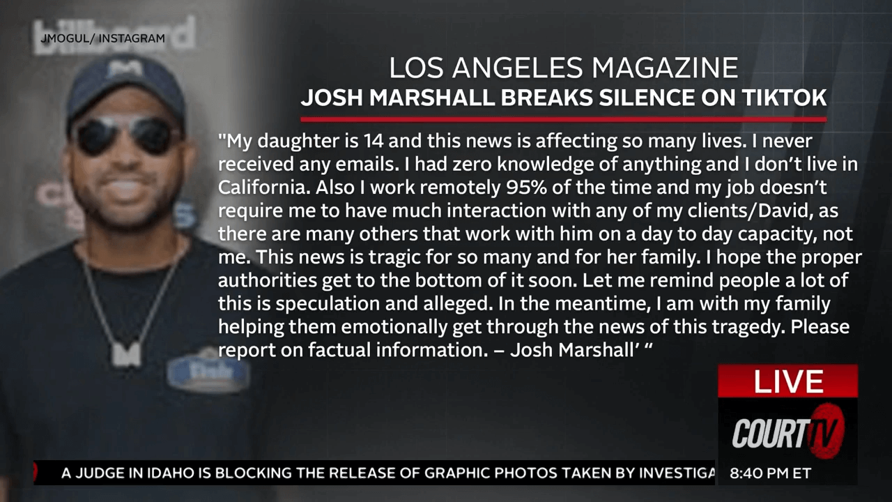 Singer d4vd’s Manager Breaks His Silence