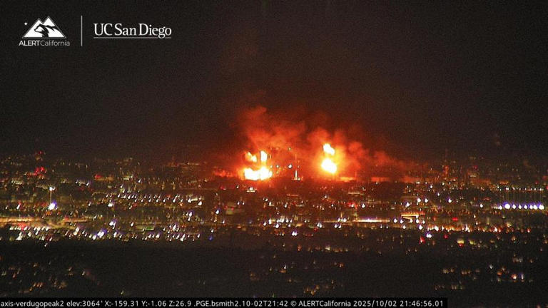 Massive blaze erupts at Chevron’s refinery in El Segundo
