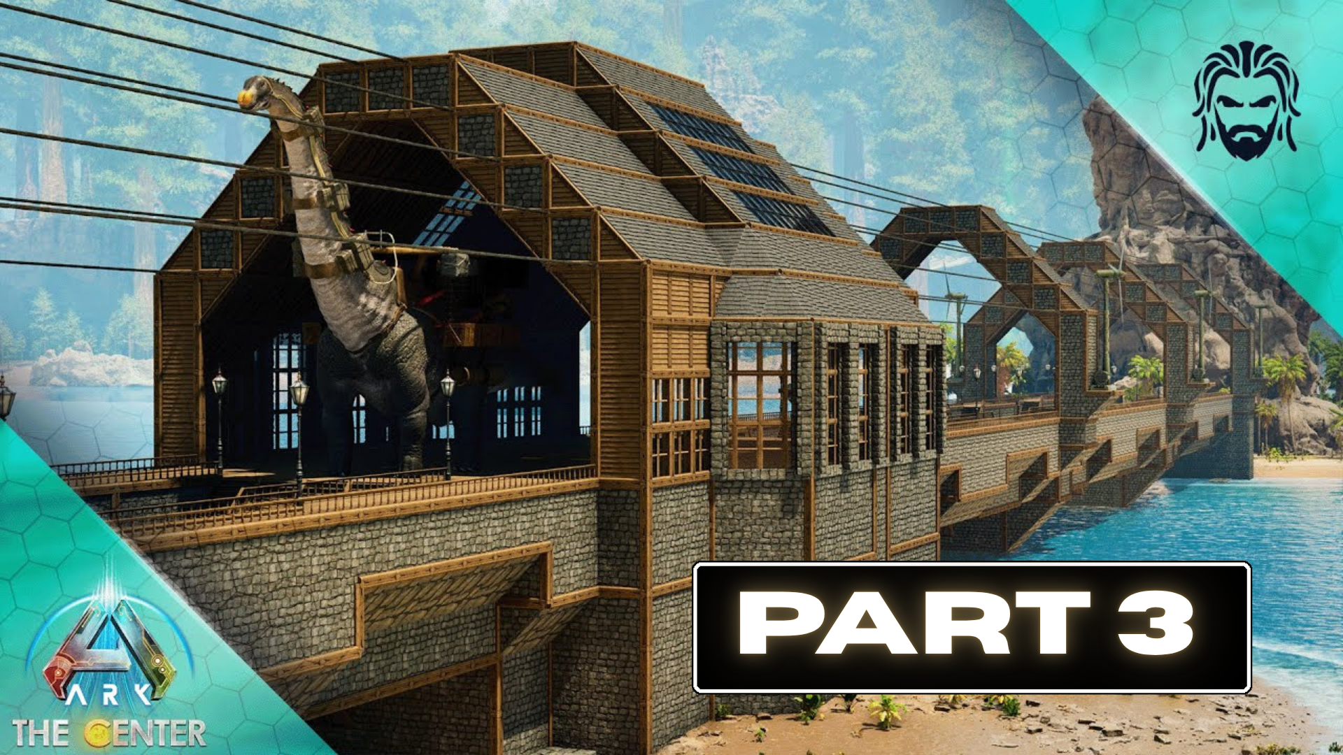 Gigantic Bridge Build Gone Wrong! | ARK [E23] Part 3