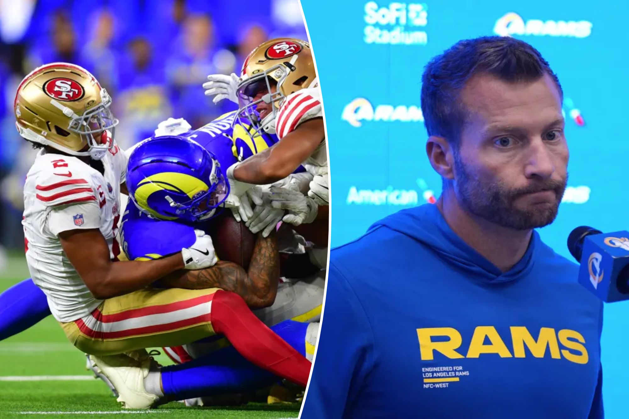 Sean McVay ‘sick’ over controversial final play call that lost Rams ...
