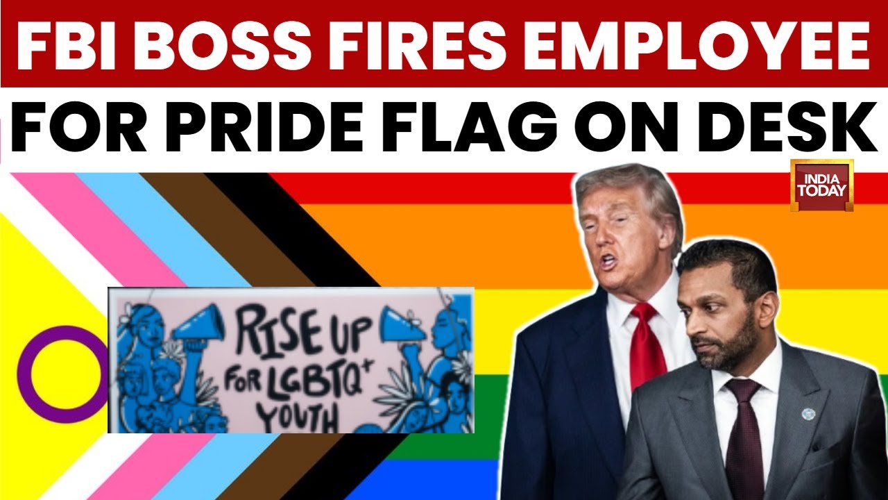 FBI chief Kash Patel fires employee for displaying pride flag at workspace