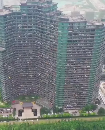 Inside China’s “Vertical Town”: The Insane Apartment Complex