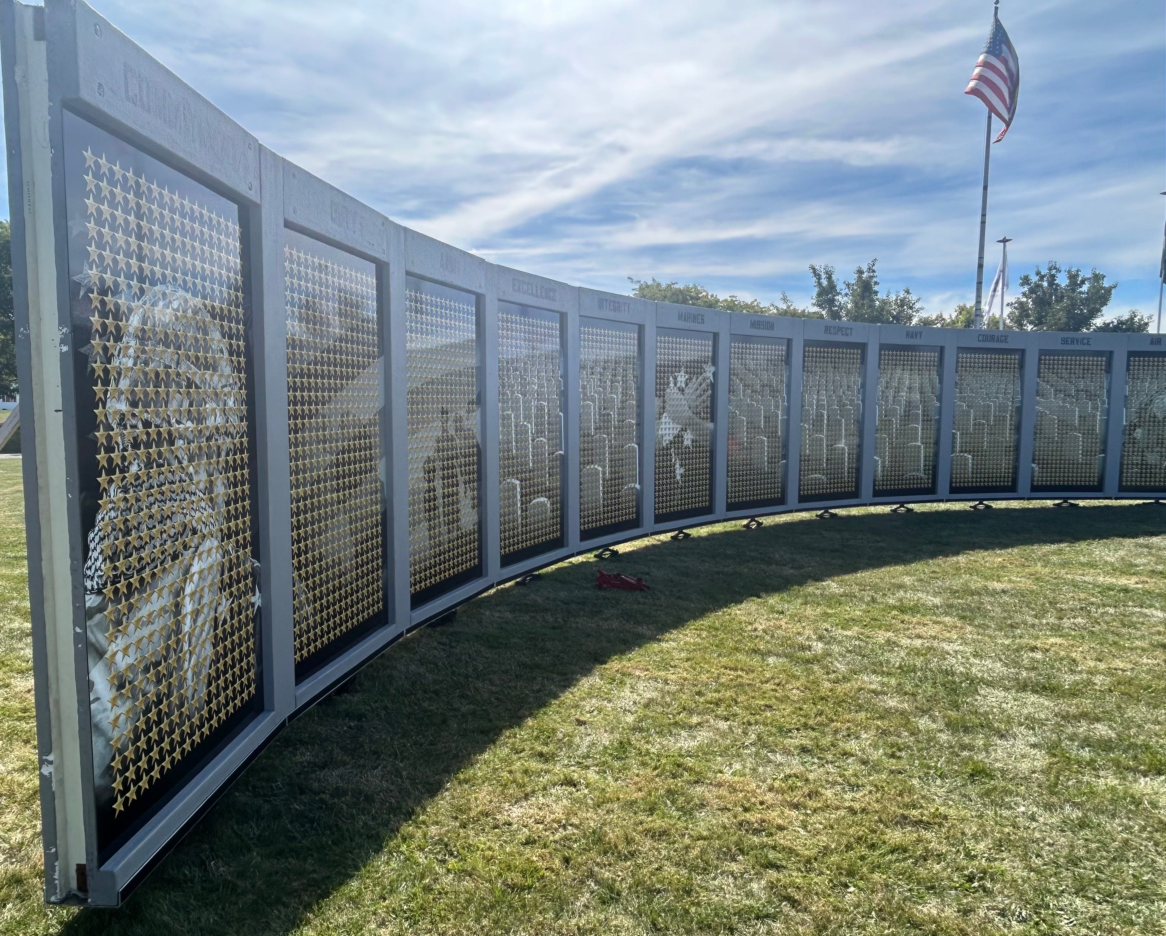 Gold Star Wall arrives in Cheektowaga